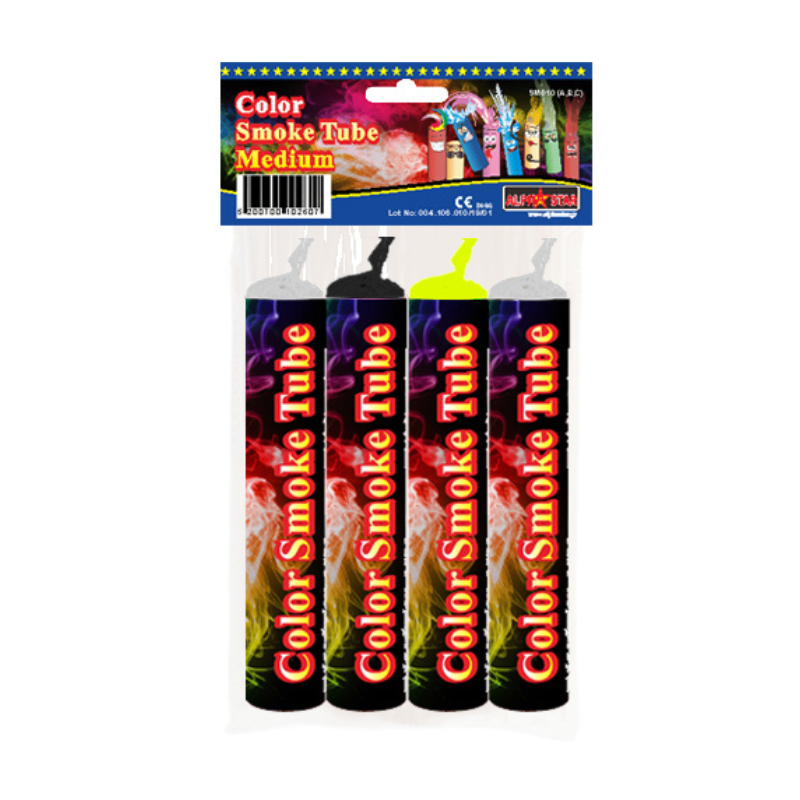 Καπνογόνο Color Smoke Tube Medium (4 τεμ) Πυροτεχνήματα ΚΑΤ. Τ1 ...