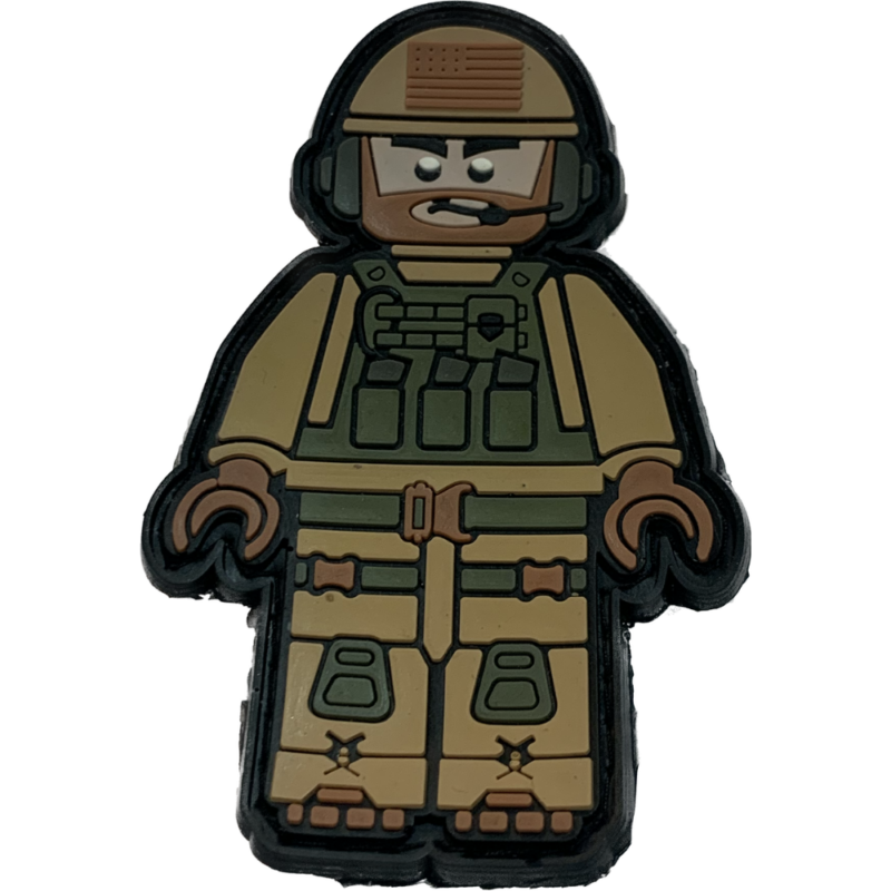 TACTICAL LEGO OPERATOR PVC 2D PATCH – COYOTE COLOR – Tacticalstore ...