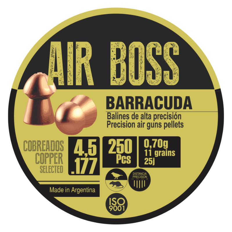 ΒΛΗΜΑΤΑ APOLO AIR BOSS BARRACUDA 4,50mm / 250 - Tacticalstore - Οπλα ...