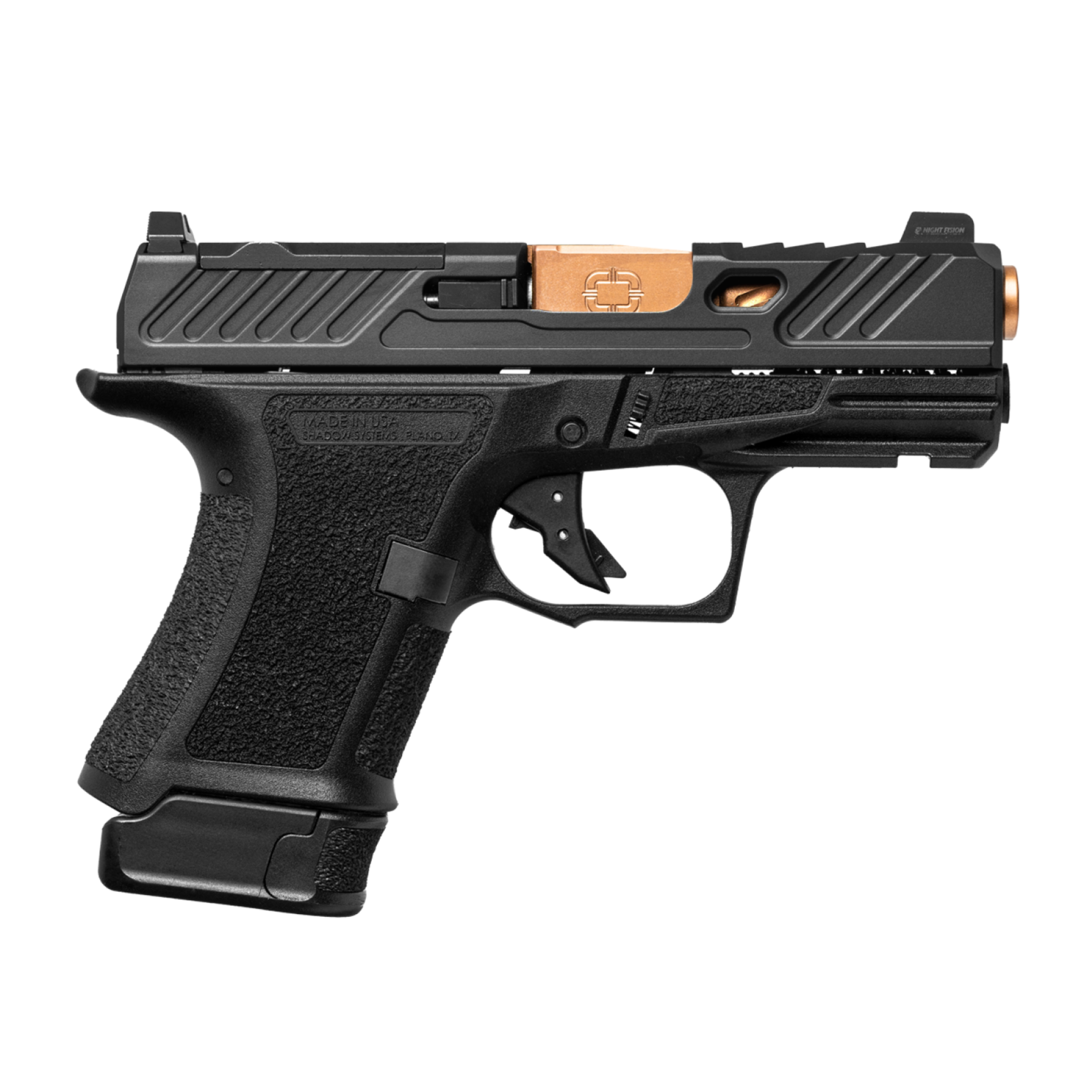 Πιστόλι Shadow Systems CR920 9x19mm, Elite, Black, Spiral Bronze Barrel ...