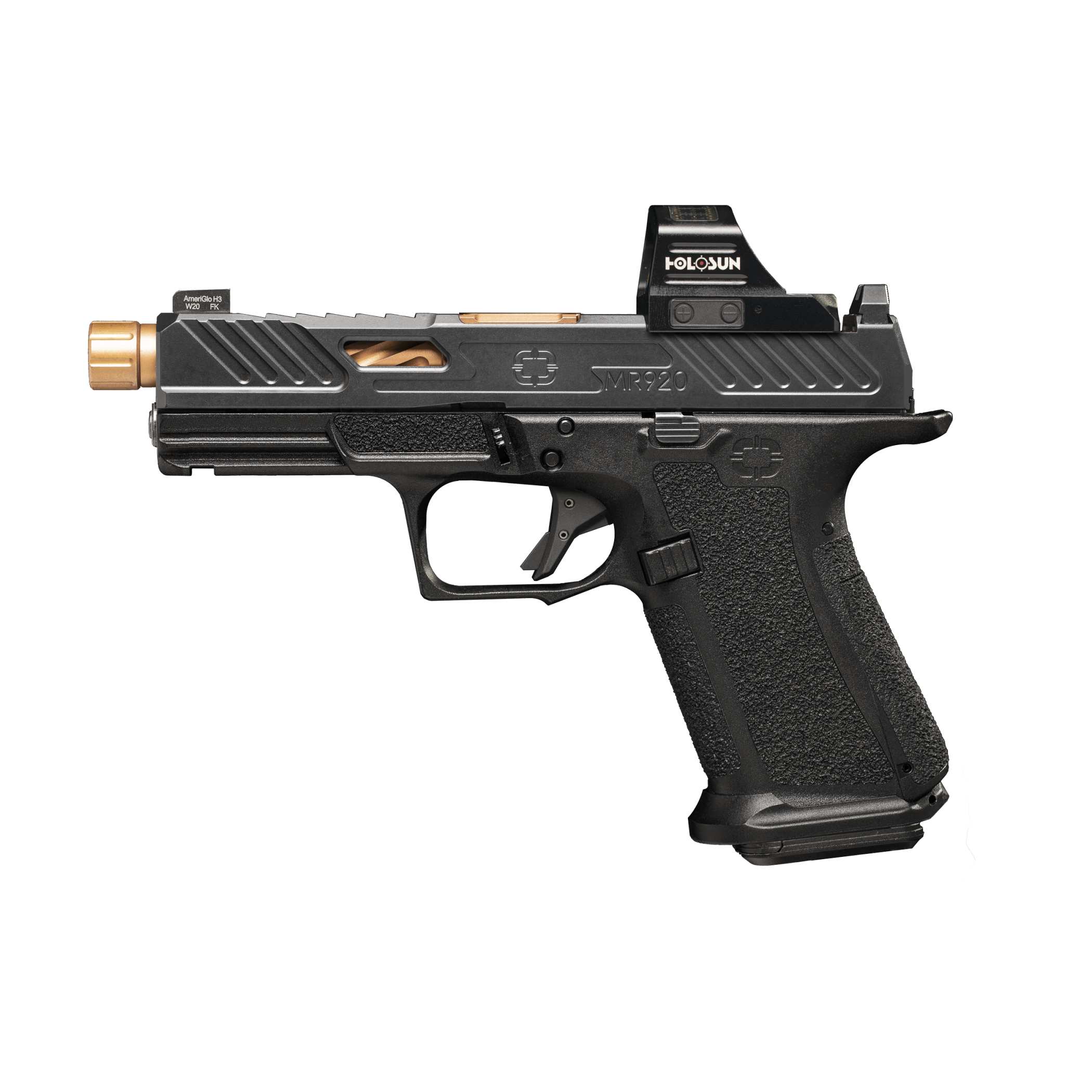 Πιστόλι Shadow Systems MR920 9x19mm, Elite, Black, Spiral Threaded ...